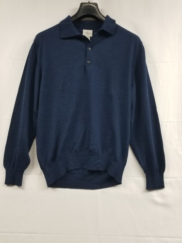 Linea Uomo Wool Sweater Pullover Men’s Size Large Blue Made In Italy | eBay