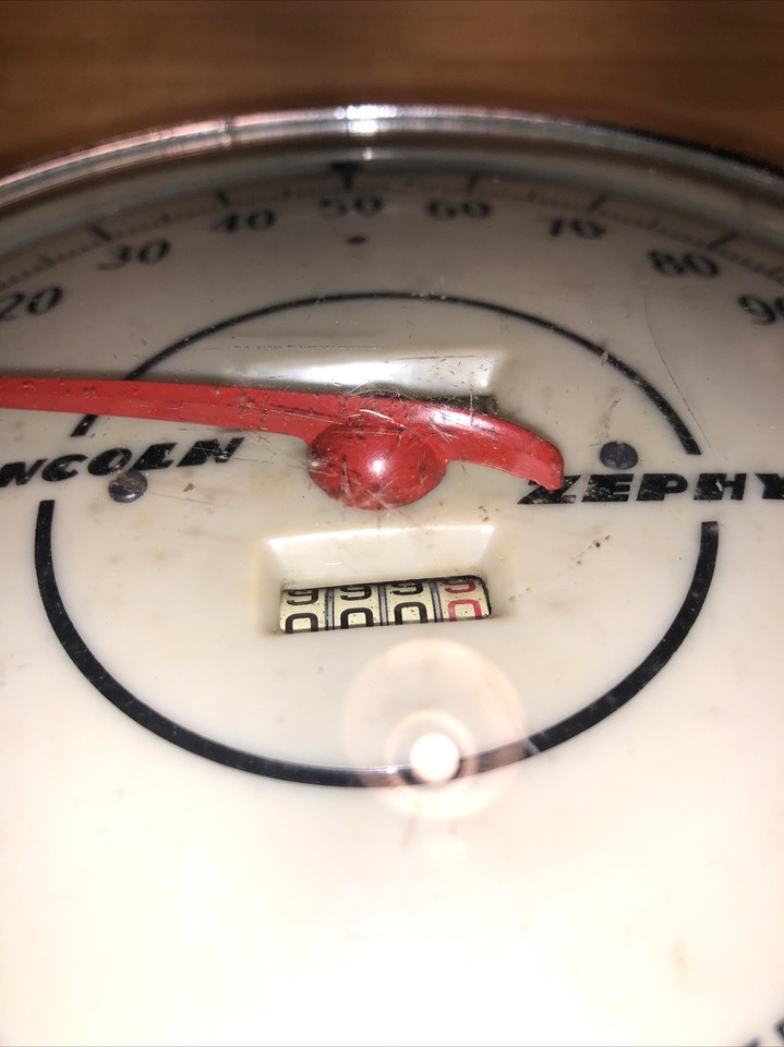 1939 Lincoln Zephyr Speedometer Fuel Oil Battery Gauge Pod Kustom ...