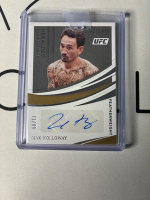 Max Holloway Auto /89 UFC Immaculate 2021 Heralded Signatures | eBay
