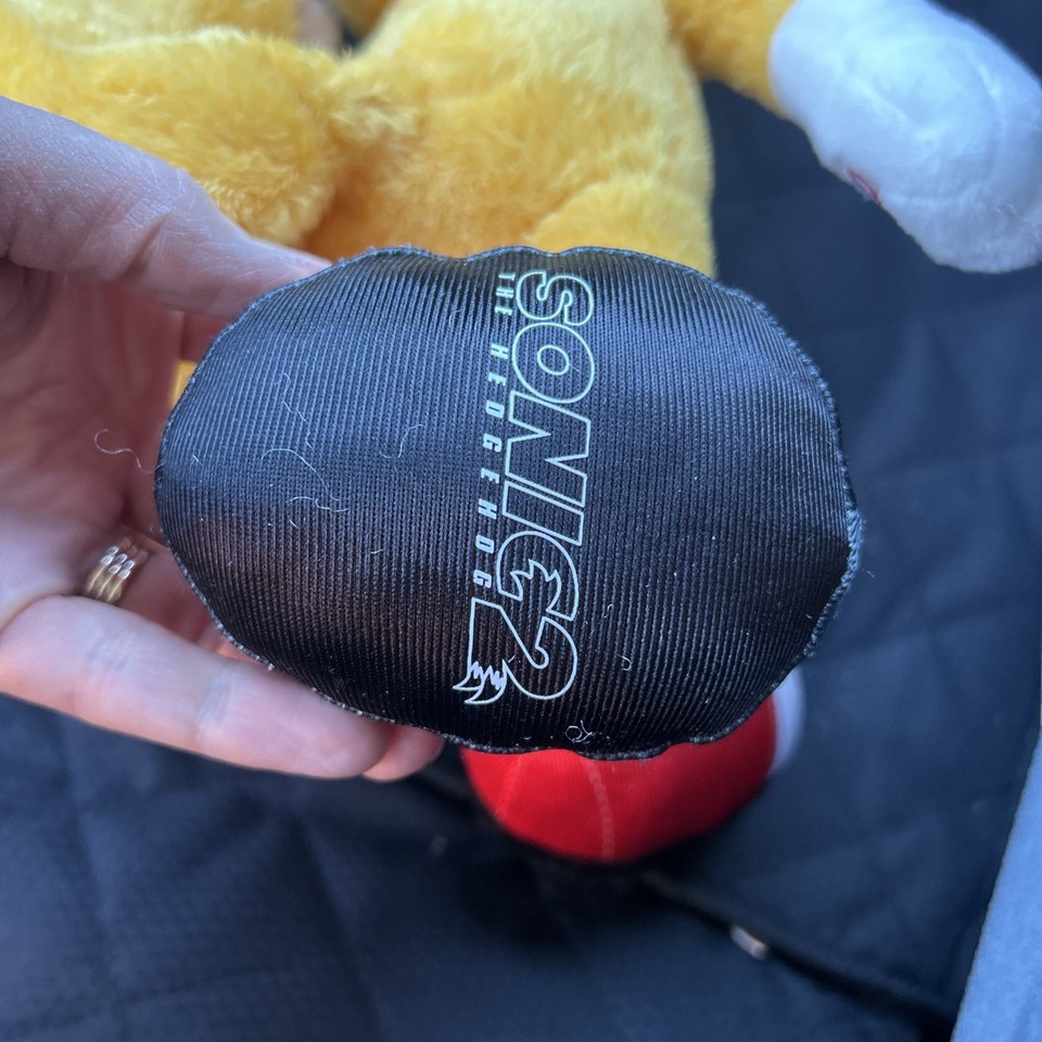 Build-A-Bear Sonic Tails Plush 16” w/ Working Sound Voice Box Stuffed ...