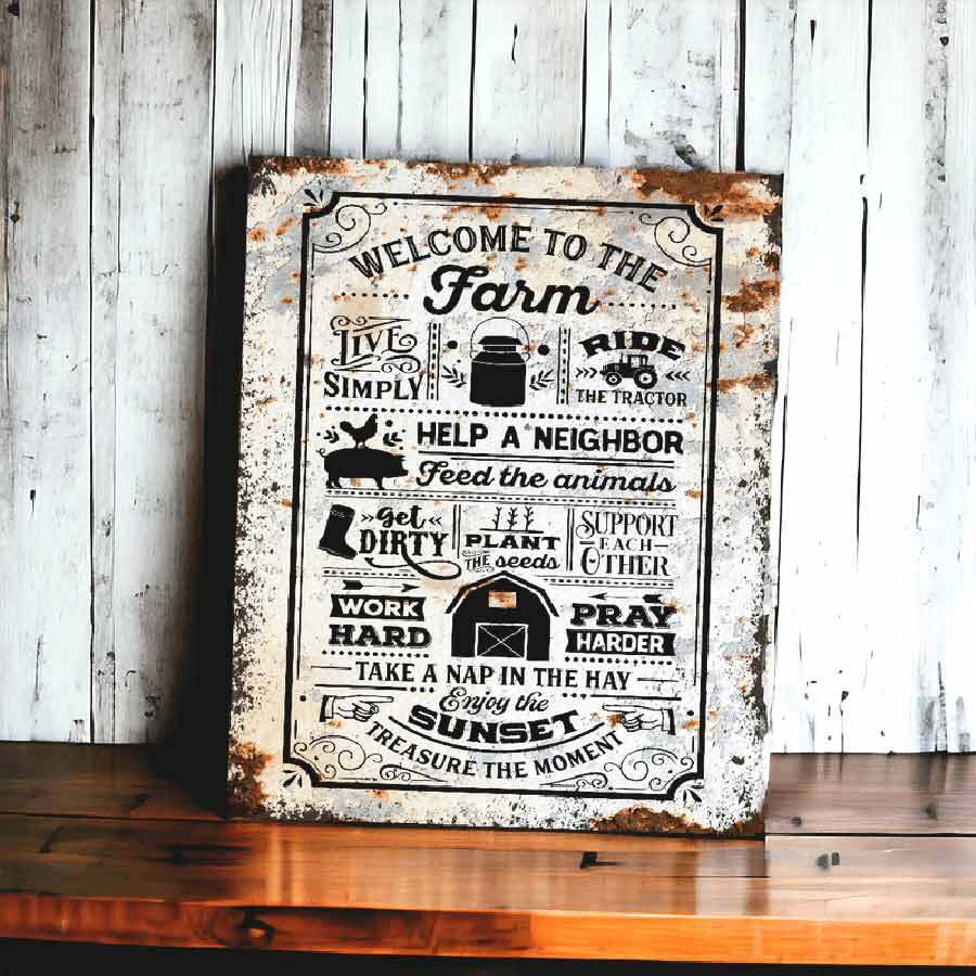 Vintage Wood Signs Reproductions Vintage 'Poster Puns' Wood Sign