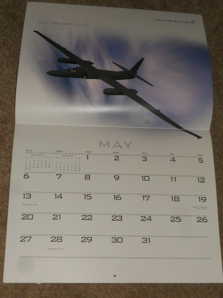2012 Lockheed Martin CODE ONE Calendar With Cool Plane Photos Great | eBay
