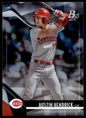 2021 Bowman Platinum Top Prospects Austin Hendrick Cincinnati Reds #TOP ...