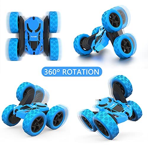 Hamdol Remote Control Car Double Sided 360°Rotating 4WD RC Cars with ...
