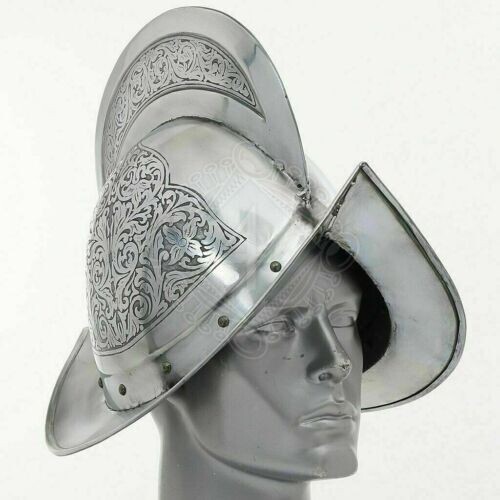 Spanish Marion Helmet Medieval Armor Conquistador Costume 18ga Helmet ...
