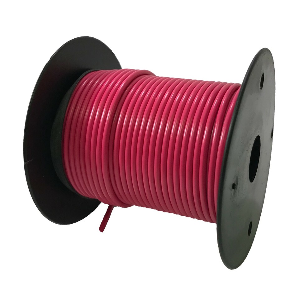 Electrical Primary Copper Wire 14 Gauge 25 100 & 500 FT Lot - 14 Colors ...