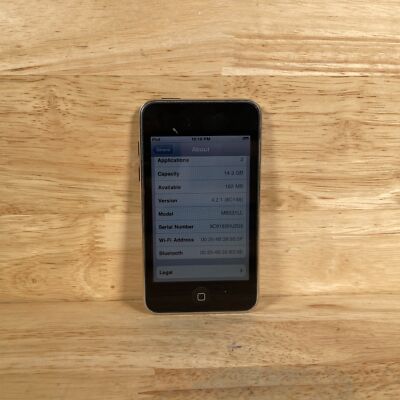 Apple iPod A1288 MB531LL Black 2nd Generation 3.5" Screen 16GB ...