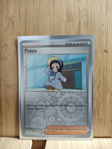 POPPY Trainer 🏆Reverse Holo 193/197 Obsidian Flames (Genuine) Pokemon ...