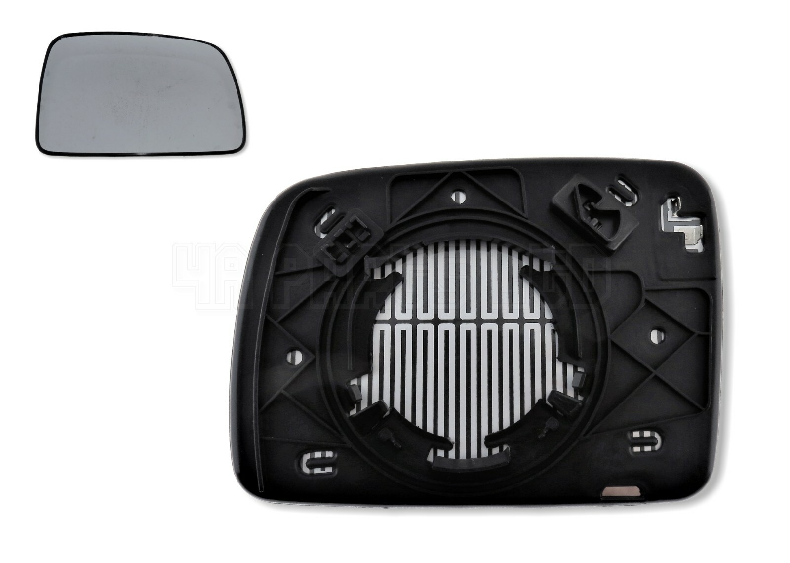 Discovery-3 Freelander-2 /-09 Right Side Heated Door Mirror Glass ...