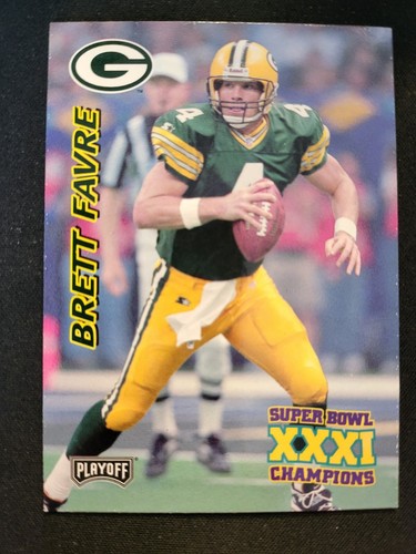 1997 Playoff Super Bowl Brett Favre card #7 | eBay