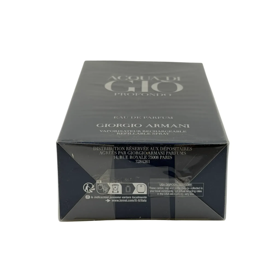 Acqua Di Gio Profondo by Giorgio Armani for Men EDP 6.7 oz 200 ml New ...