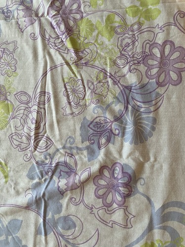 Vtg Tinker Bell Twin Sheet Set Lavender Purple Flat, Fitted And ...
