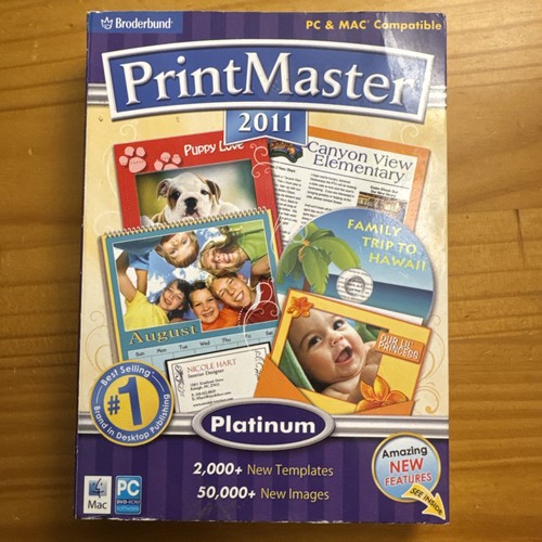 Printmaster Platinum 2011 DVD-ROM PC & MAC Compatible | eBay
