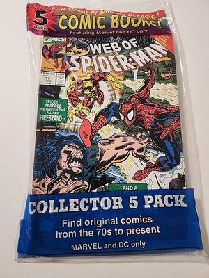 Marvel And DC Comics Collector 5 Pack A Variety Mix Of Classics New ...