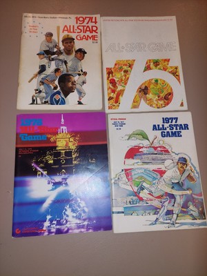 MLB All Star Game Programs (4 Lot) '74, '75, '76, '77 | eBay