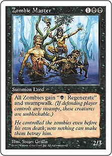 Magic MTG - Zombie Master - 5ème Edition - EXC - EN | eBay
