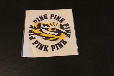 Victoria's Secret PINK Collegiate Collection LSU sticker NWT #127 | eBay