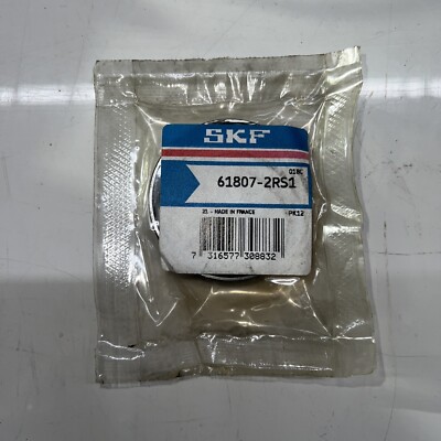 NEW sealed SKF 61807-2RS1 Ball Bearing Old Stock | eBay