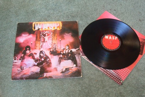 W.A.S.P. SELF TITLED DEBUT VINYL RECORD LP ALBUM ORIGINAL EMI 1984 WASP ...