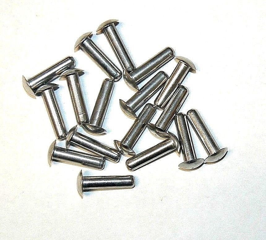 3/16" x 3/4" Modified Brazier Head Solid Aluminum Rivet - 2117 T4 (Hard ...
