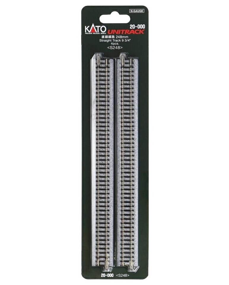 KATO UniTrack N Scale Straight Curved Flex Double Bumper Turnouts X ...