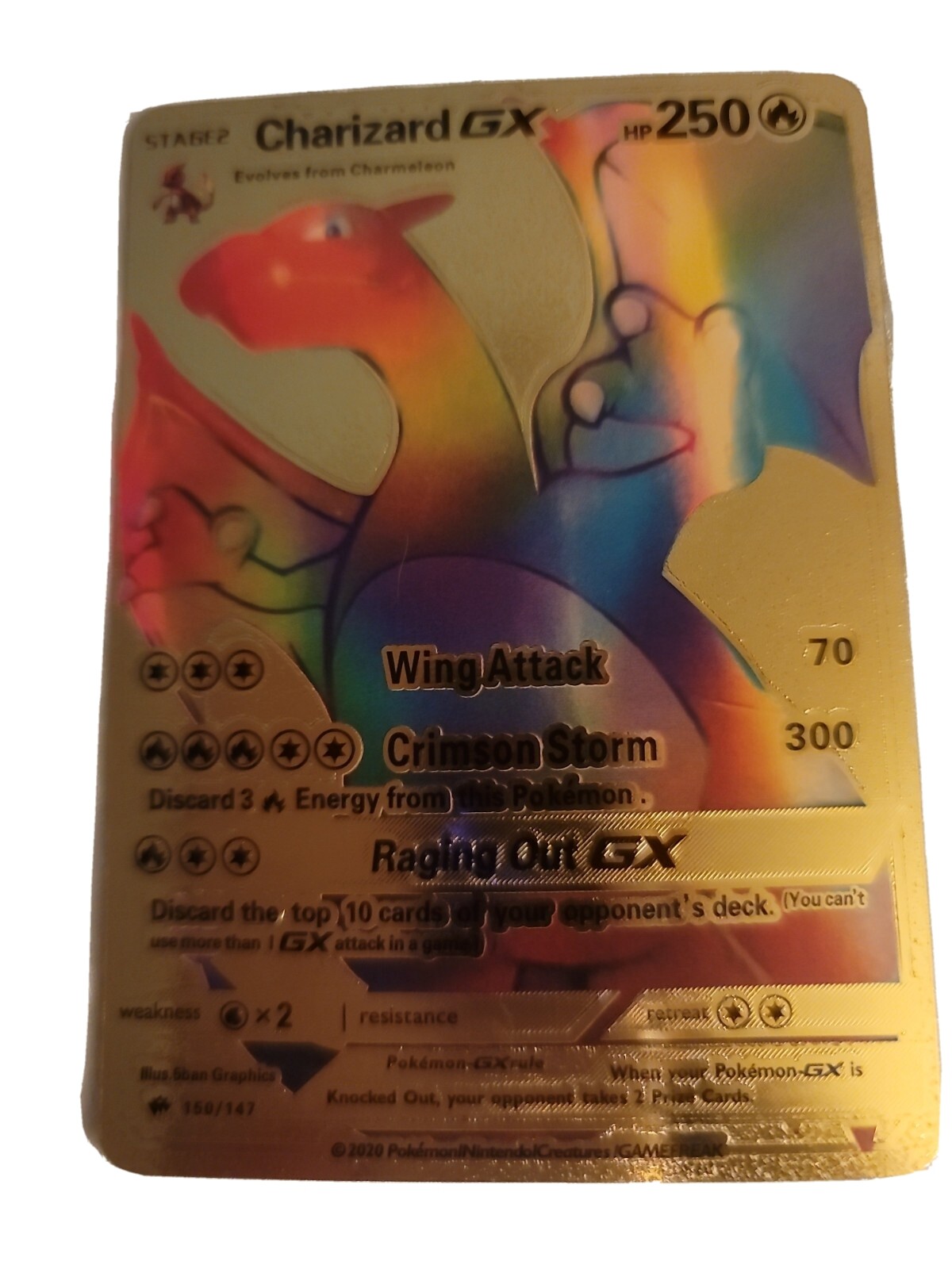 golden charizard card GX | eBay