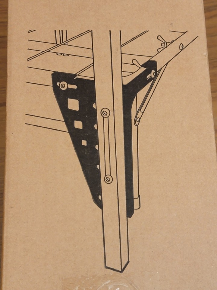 14" Headboard / Footboard Brackets for Metal Platform Bed / Highrise w ...