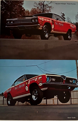 SOX & MARTIN NHRA AHRA RARE VTG RARE PRO STOCK DRAG RACING POSTCARD | eBay