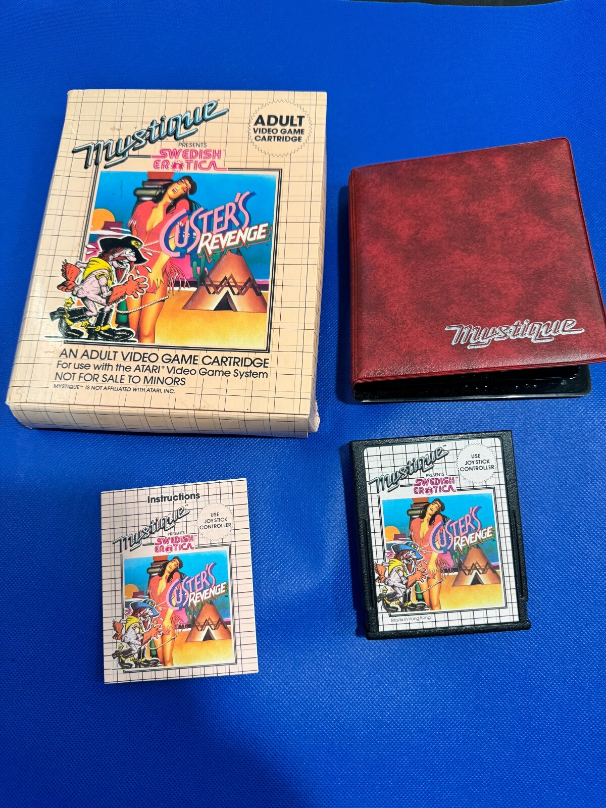 Rare Custer's Revenge Atari 2600 Game by Mystique - Pristine, complete ...