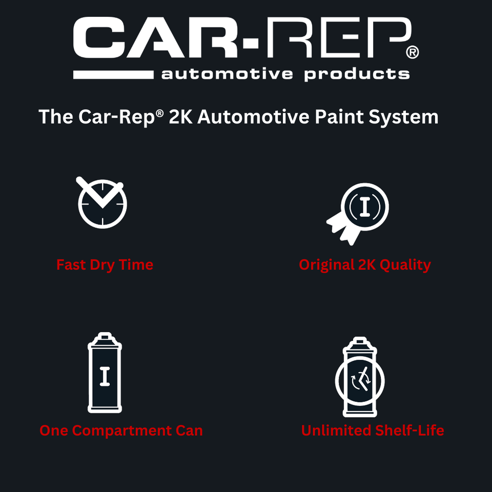 2x Car-Rep RAL5005 Signal Blue Spray Paint 400mL Fast Drying High ...