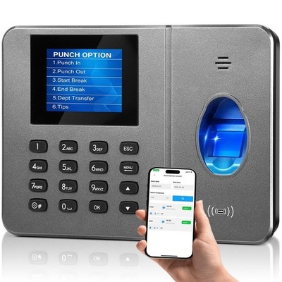 Tymelix App-Based Time Clock Fingerprint Attendance, Small Business iOS ...
