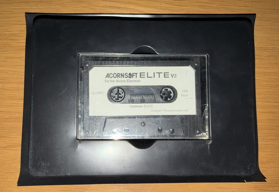 Elite - Acorn Electron Computer Acornsoft Boxed Complete Tape Game ...