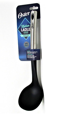 Oster Kitchen Ladle 13" stainless steel handle nylon head prevents ...