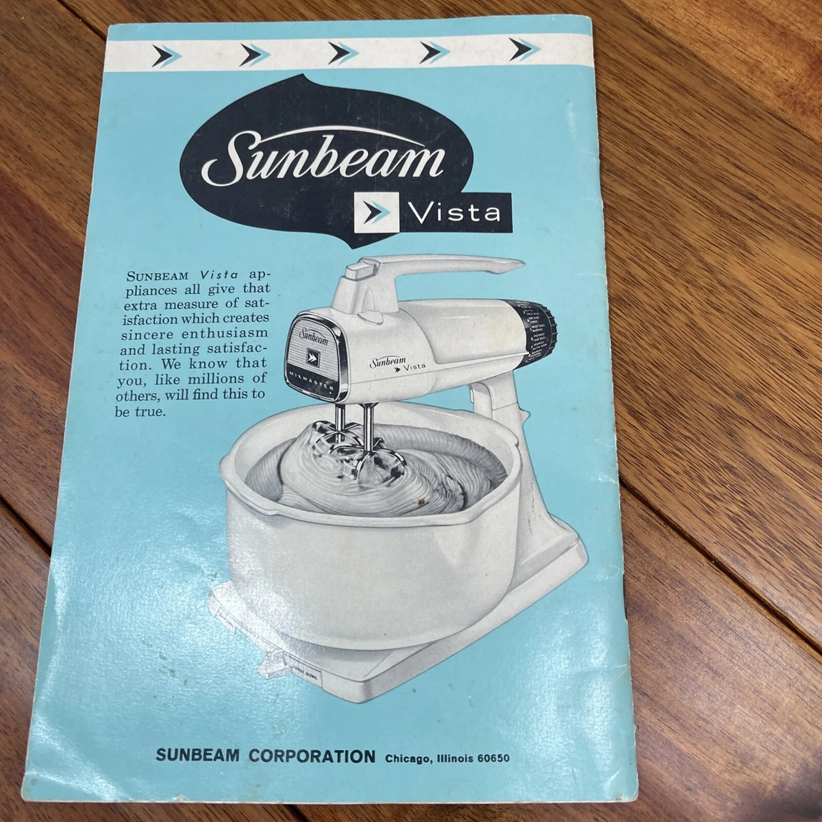 Vintage Sunbeam Mixmaster Manual