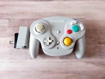 Nintendo Gamecube Wavebird Gray Wireless Controller DOL-004 & Receiver ...