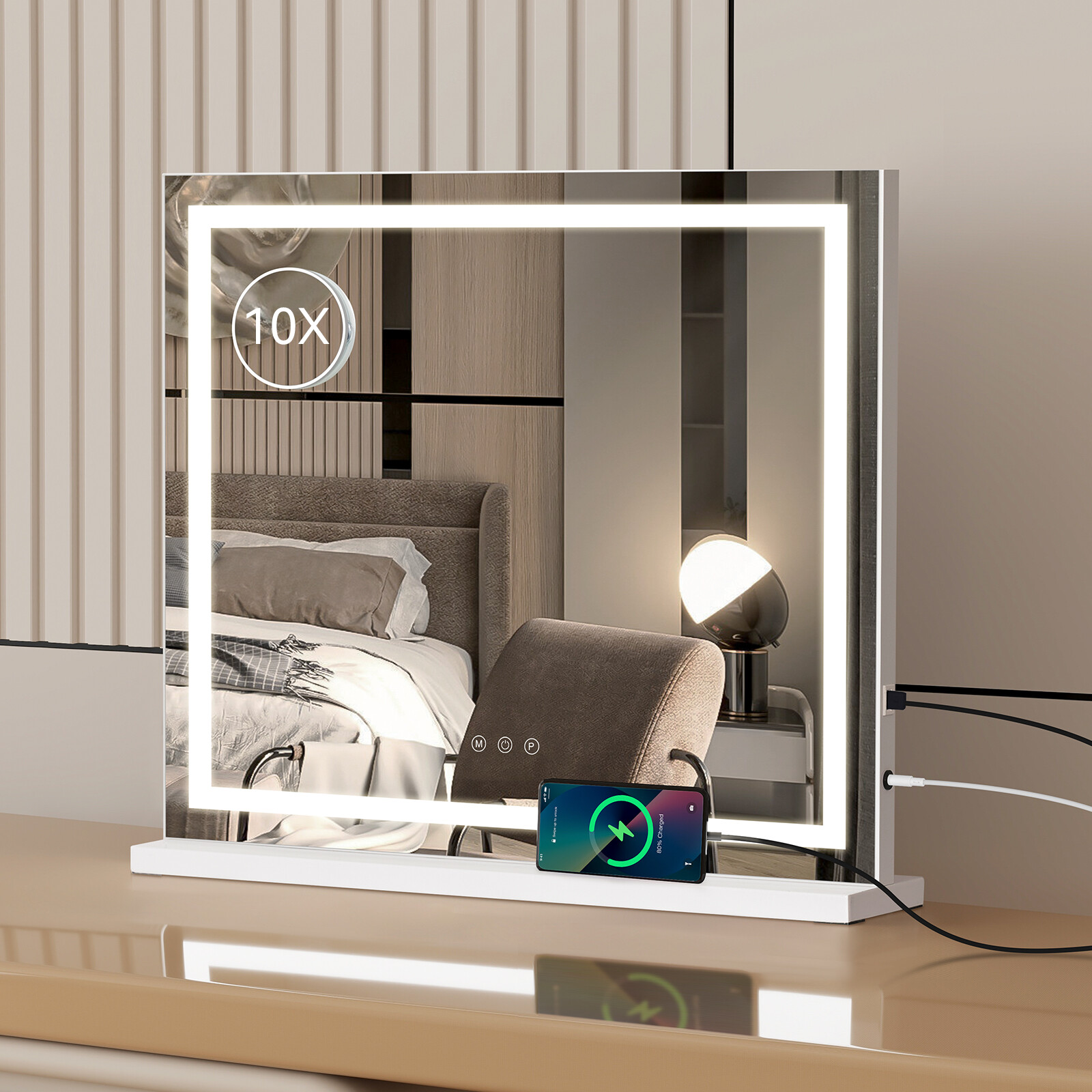 ELECWISH Hollywood Mirror LED Light Up Vanity Make Up Mirror Dressing ...