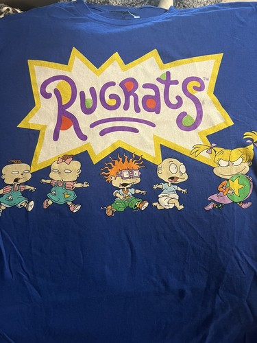 2017 Rugrats Nickelodeon Medium T-shirt Blue Tommy Pickles Chucky 90s ...