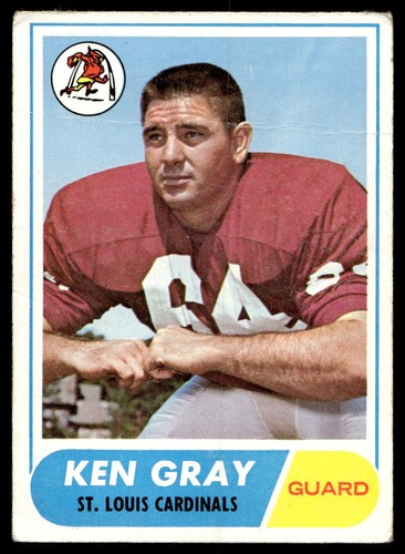 Ken Gray 1968 Topps #138 St. Louis Cardinals Football Card | eBay