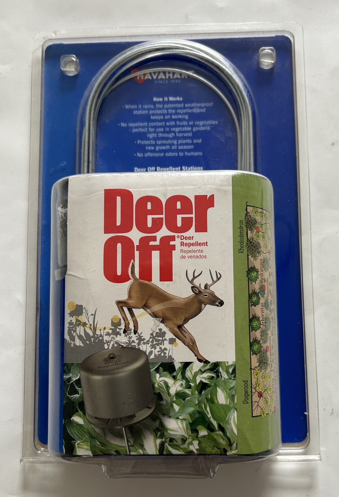 New HAVAHART DEER OFF Pack of 6 stations & stakes DO5600-6 36348560067 ...