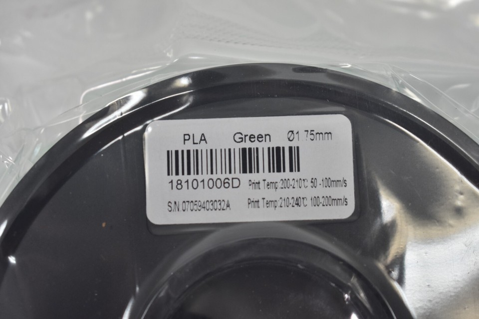 3D Printer Filament Spool 1.75mm 12oz 50-100mm/s Replacement Green ...