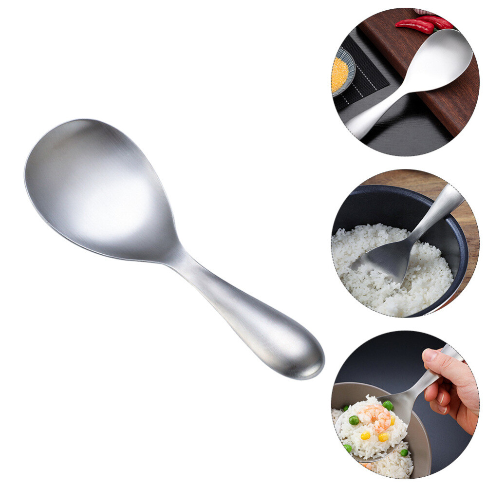 1pc nonstick rice paddle Silicone Rice Paddle Rice Paddle Spoon Spoon ...