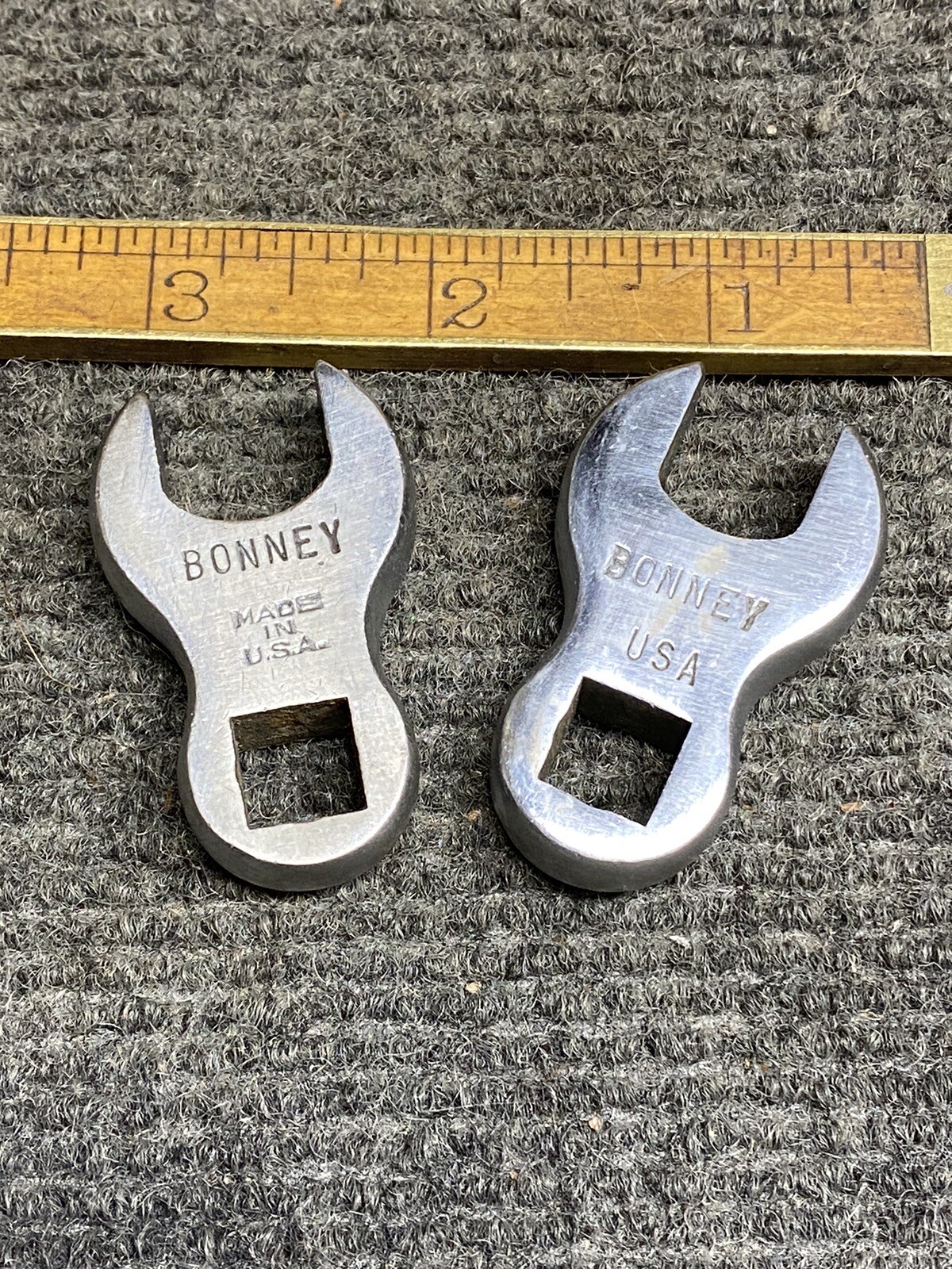 Vintage Bonney 3/8” Drive Crow Foot Sockets 1/2” And 9/16” T7, T8 USA ...