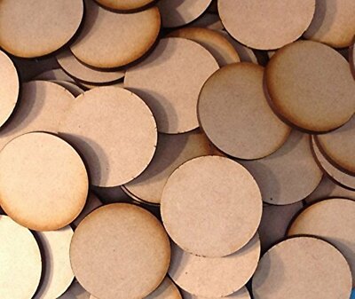 MDF Circle Disk Birthday Event Calendar Circle 3mm Thick Craft Disc ...