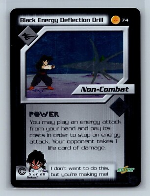 Dragon Ball Z - Black Energy Deflection Drill FOIL - Score Reforged ...