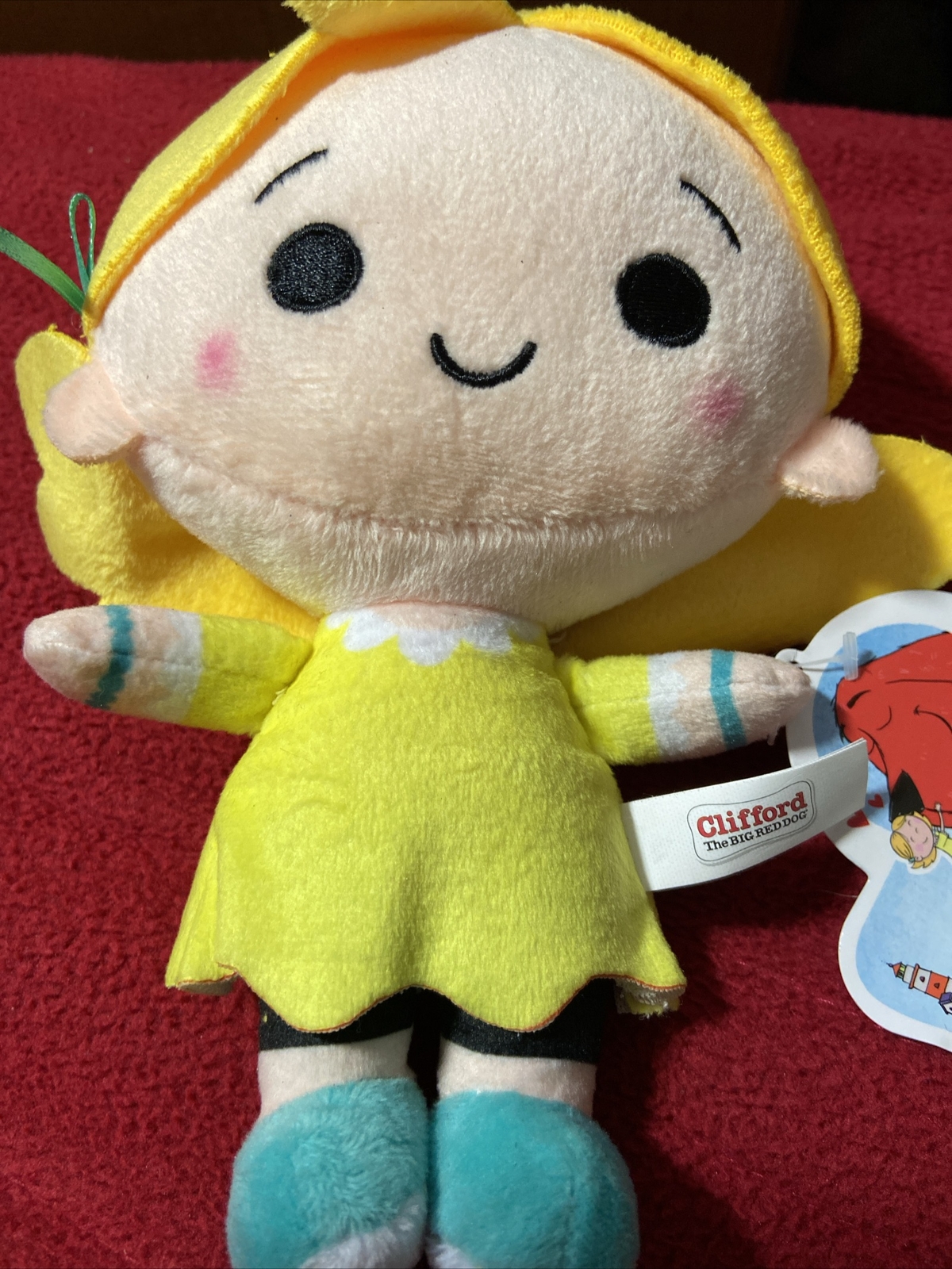 Clifford The Big Red Dog RARE Emily Elizabeth Howard Plush 7" Stuffed ...