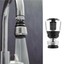 Kitchen Tap Head Aerator 360° Rotate Faucet Swivel End Diffuser Adapter ...