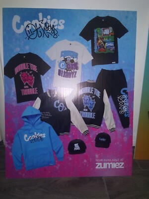 Cookies OTX Boys Merch Collab Zumiez Store Large Promo Poster Foam ...