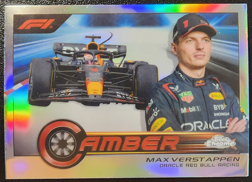 MAX VERSTAPPEN MVIIII 2023 Topps Chrome F1 Formula 1 CAMBER ORACLE RED ...