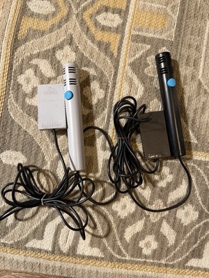 2 Nintendo GameCube Microphone Bundle Black And Gray Microphones Great ...