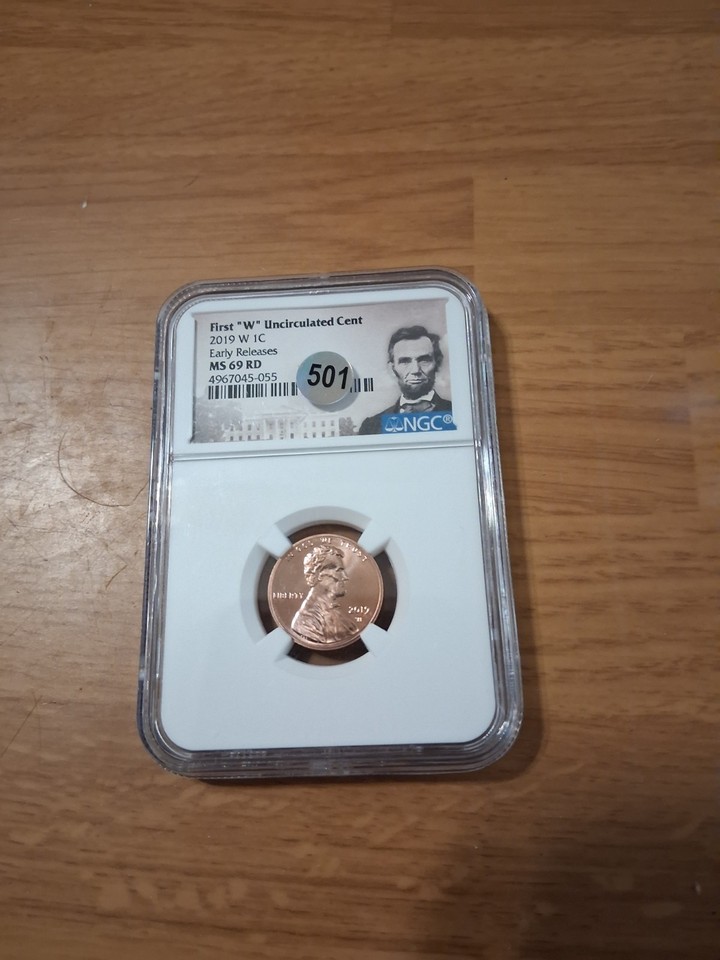 2019-W LINCOLN CENT RED ~ FIRST "W" UNCIRCULATED CENT ~ NGC MS69 RD! | eBay